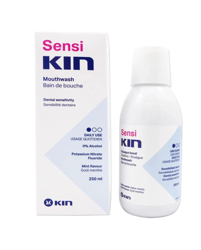 KIN SENSI BAIN DE BOUCHE 250 ML - KIN - BAINS DE BOUCHE ET HALEINE...