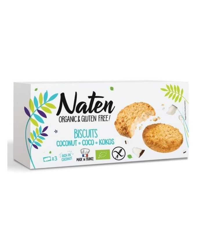 NATEN BISCUITS COCONUT 150 G - NATEN - PRODUITS ALIMENTAIRES BIO
