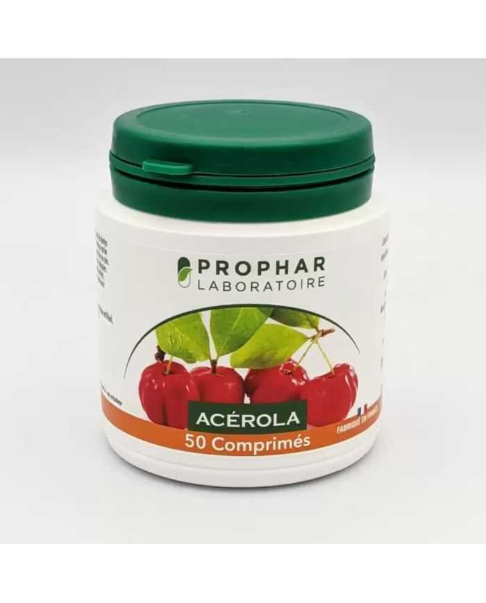 PROPHAR ACEROLA 1000 CP 50 COMPRIMES - PROPHAR - VITAMINES ET FORMES