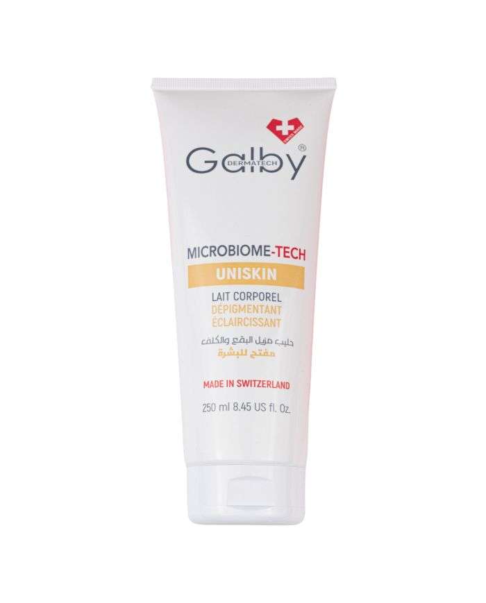 GALBY UNISKIN MICROBIOME TECH LAIT CORPOREL DEPIGMENTANT ECLAIRCISS...