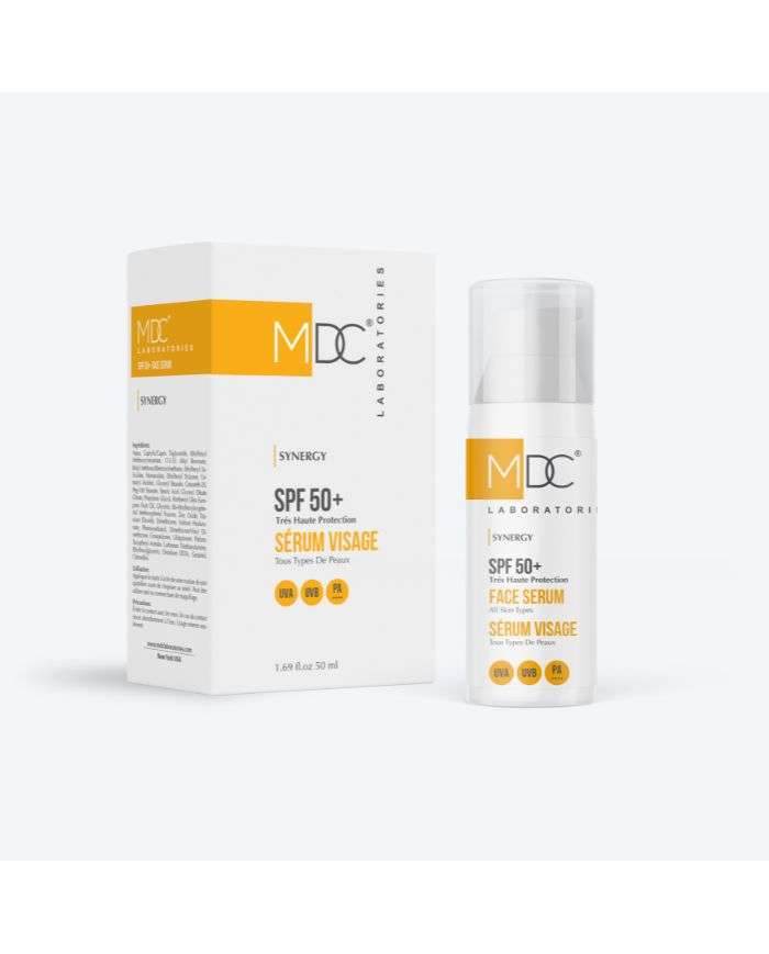 MDC SYNERGY SPF 50+ SERUM VISAGE 50 ML - MDC - CREMES SOLAIRES