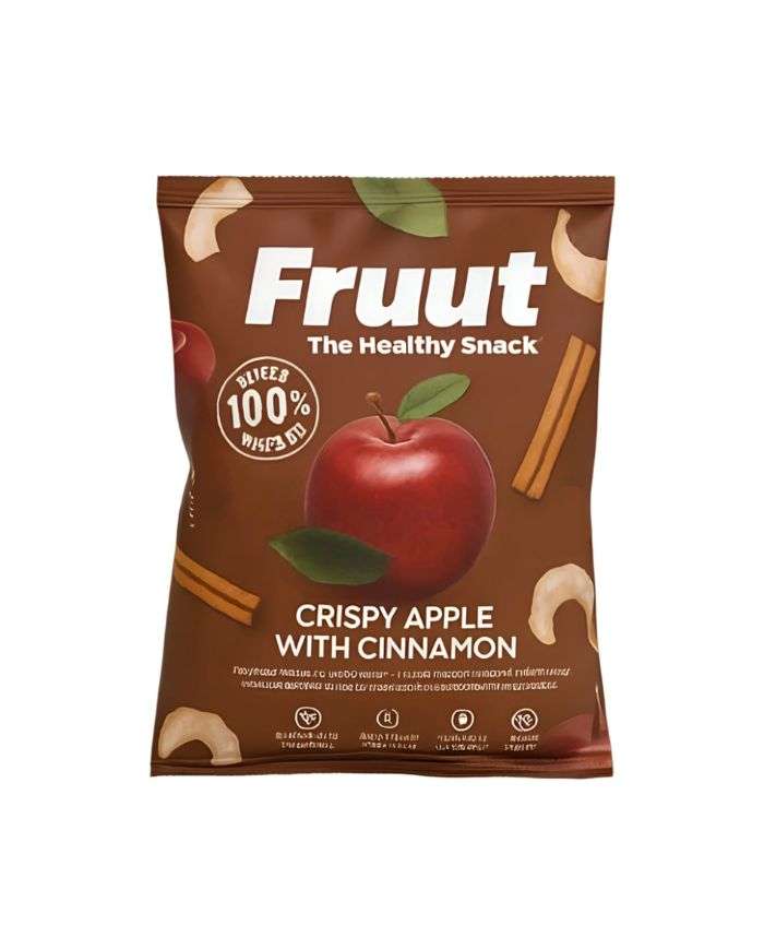 FRUUT CHIPS DE POMME A LA CANNELLE 20G - FRUUT - CONFISERIES