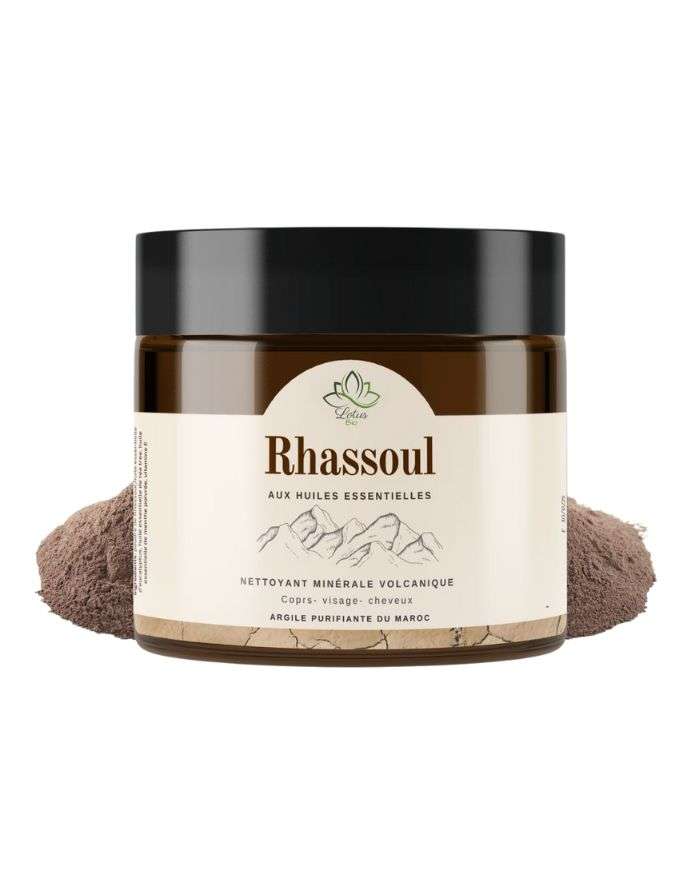 LOTUS BIO RHASSOUL AUX HUILES ESSENTIELLES EN POUDRE 250 G - LOTUS...