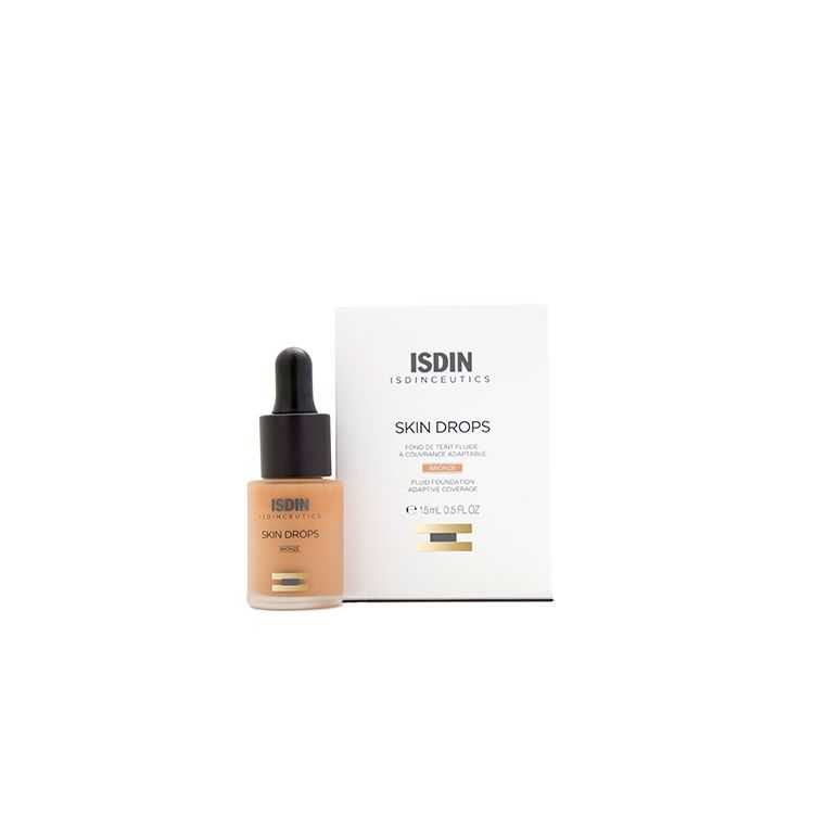 ISDIN SKIN DROPS FOND DE TEINT FLUIDE BRONZE 15 ML - ISDIN - VISAGE