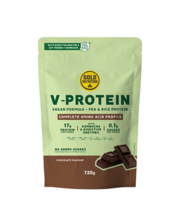 GOLD NUTRITION V-PROTEIN CHOCOLATE FLAVOUR 720 G - GOLD NUTRITION ...