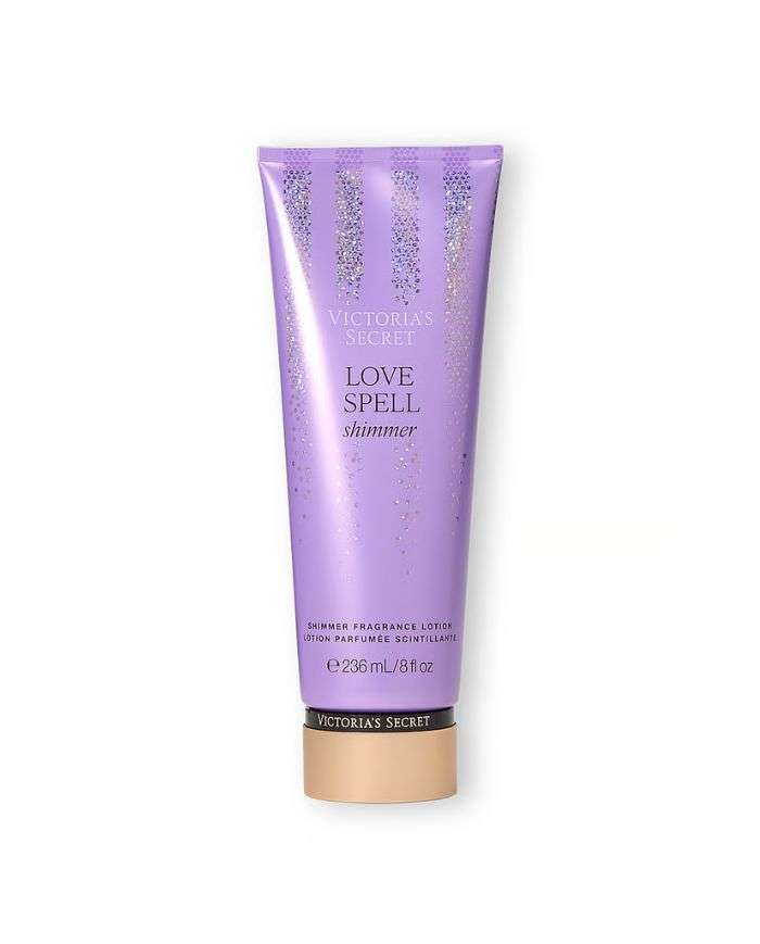 VICTORIAS SECRET LOVE SPELL SHIMMER LOTION PARFUMEE SCINTILLANTE 23...