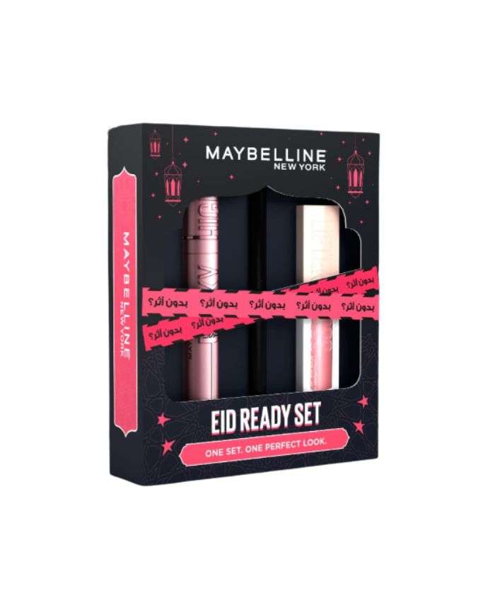 Maybelline Eid Ready Set : Mascara Sky High & Lifter Gloss