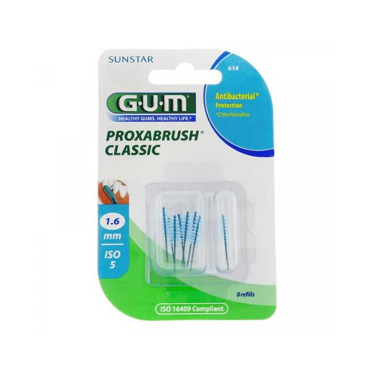 GUM RECHARGE BROSETTES EXTRA FINES PAR 8 UNITES 1.6 MM REF 614 - G...
