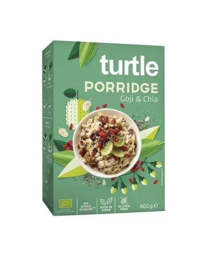 TURTLE PORRIDGE GOJI ET CHIA 400G