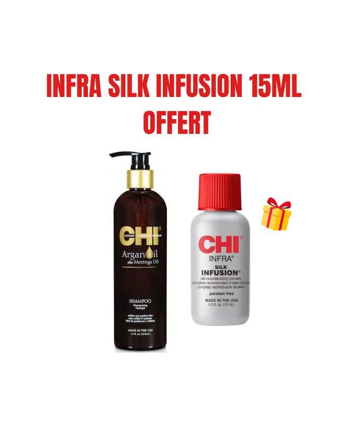 CHI ARGAN OIL ET MORINGA SHAMPOOING 340 ML - CHI - SHAMPOING CHEVE...
