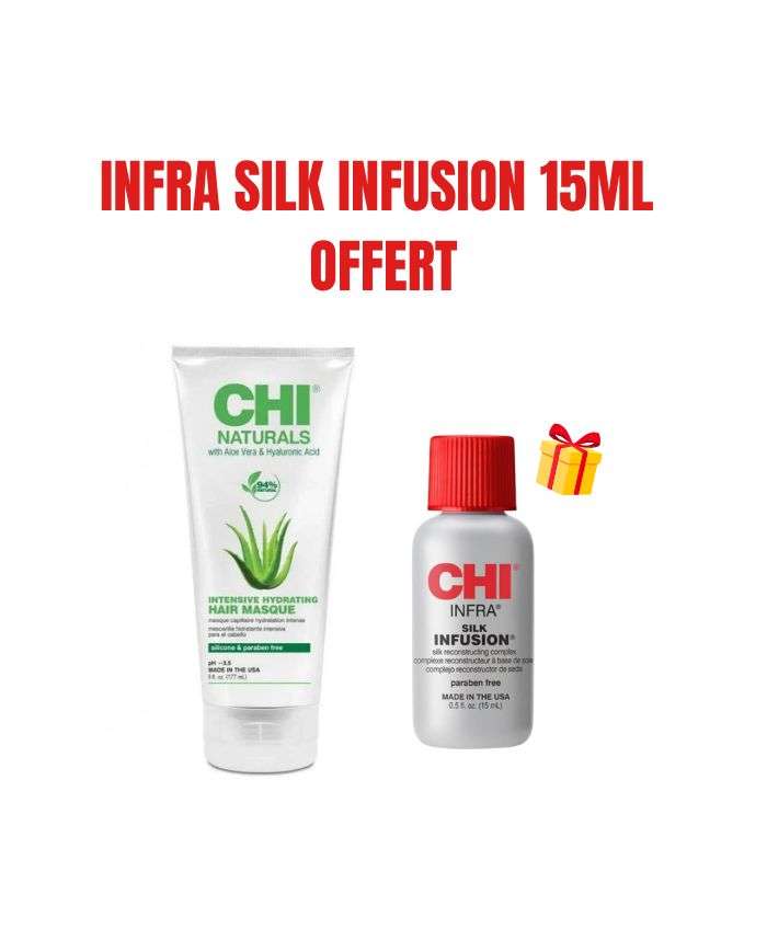 CHI NATURALS ALOE VERA ET HYALURONIQUE ACIDE MASQUE HYDRATANT INTEN...
